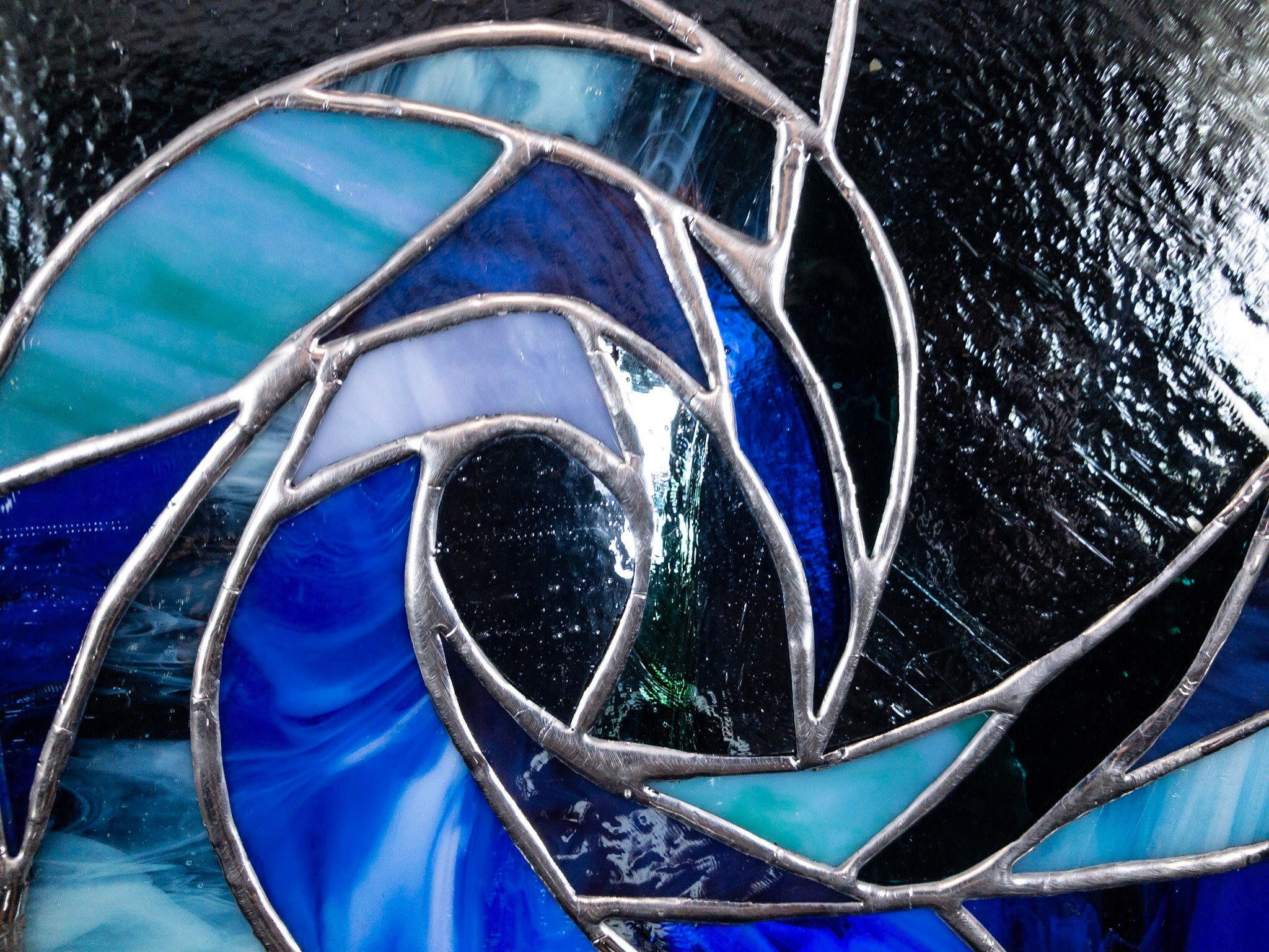 Stained Glass Wave - Etsy