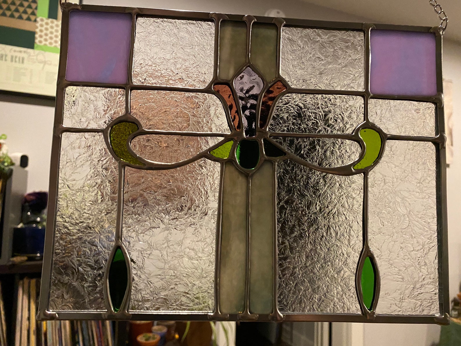 Classic Victorian Pattern Stained Glass | Etsy