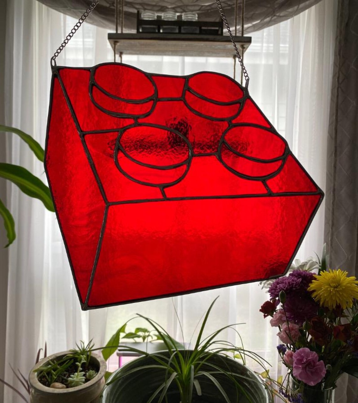 Lego Stained Glass Pattern - Etsy