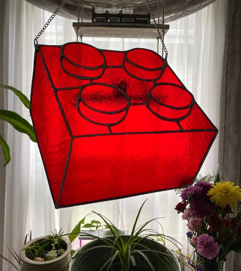 Lego Stained Glass Pattern - Etsy