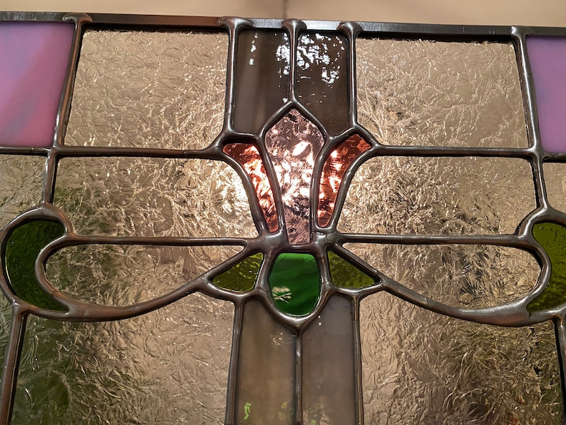 Classic Victorian Pattern Stained Glass | Etsy