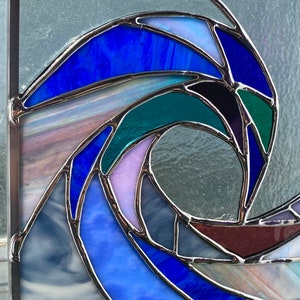 Stained Glass Wave - Etsy