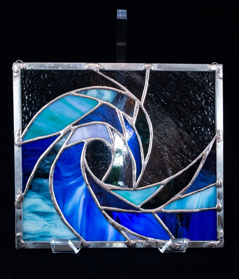 Stained Glass Wave - Etsy