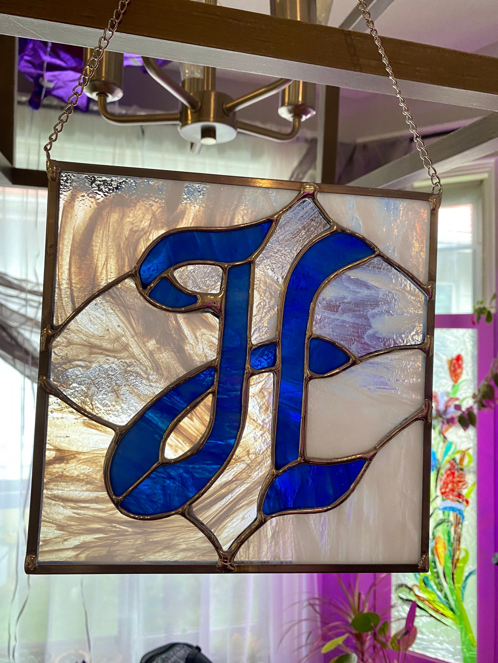 Stained Glass Initial Choose Your Alphabet Letter - Etsy