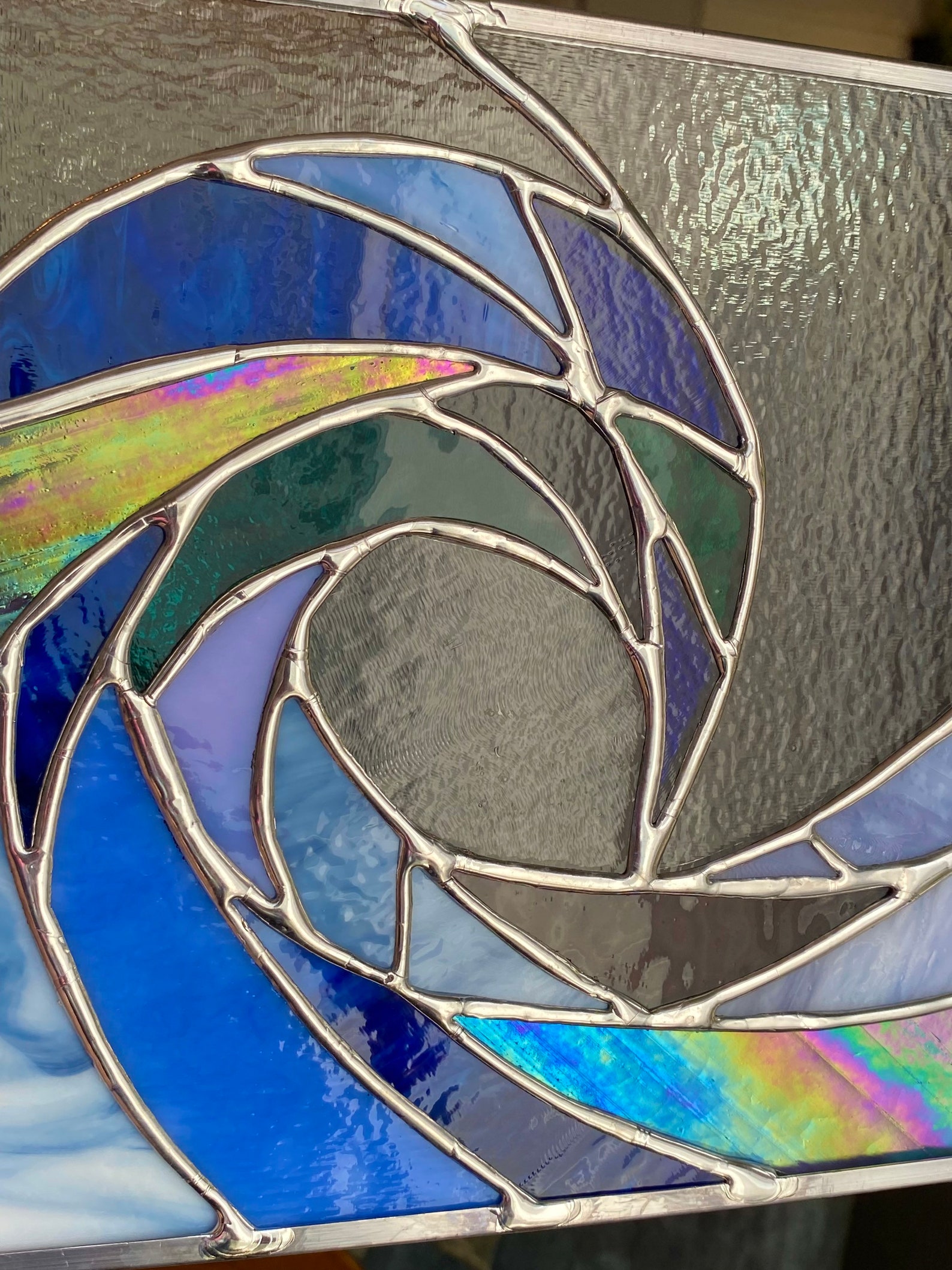 Stained Glass Wave - Etsy