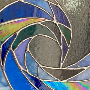 Stained Glass Wave - Etsy