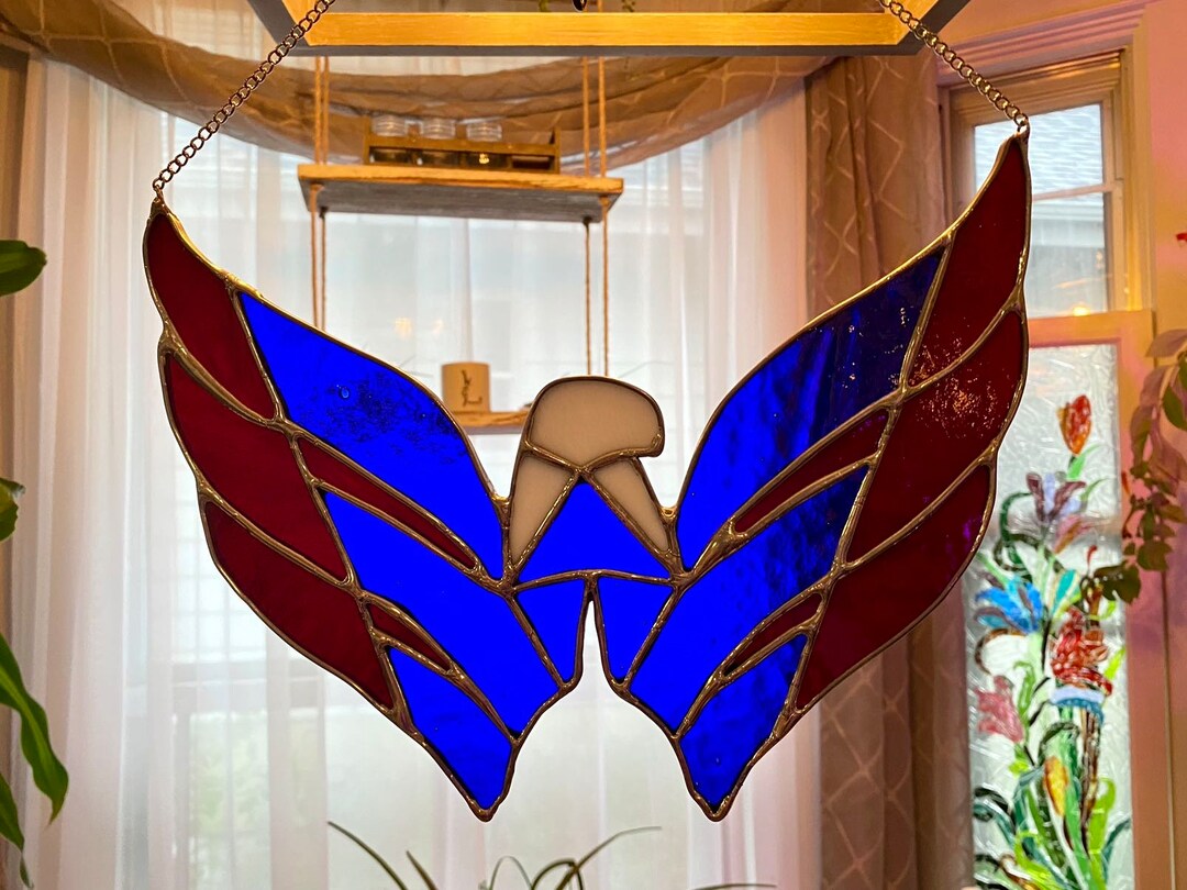 Washington Capitals Stained Glass Logo - Etsy