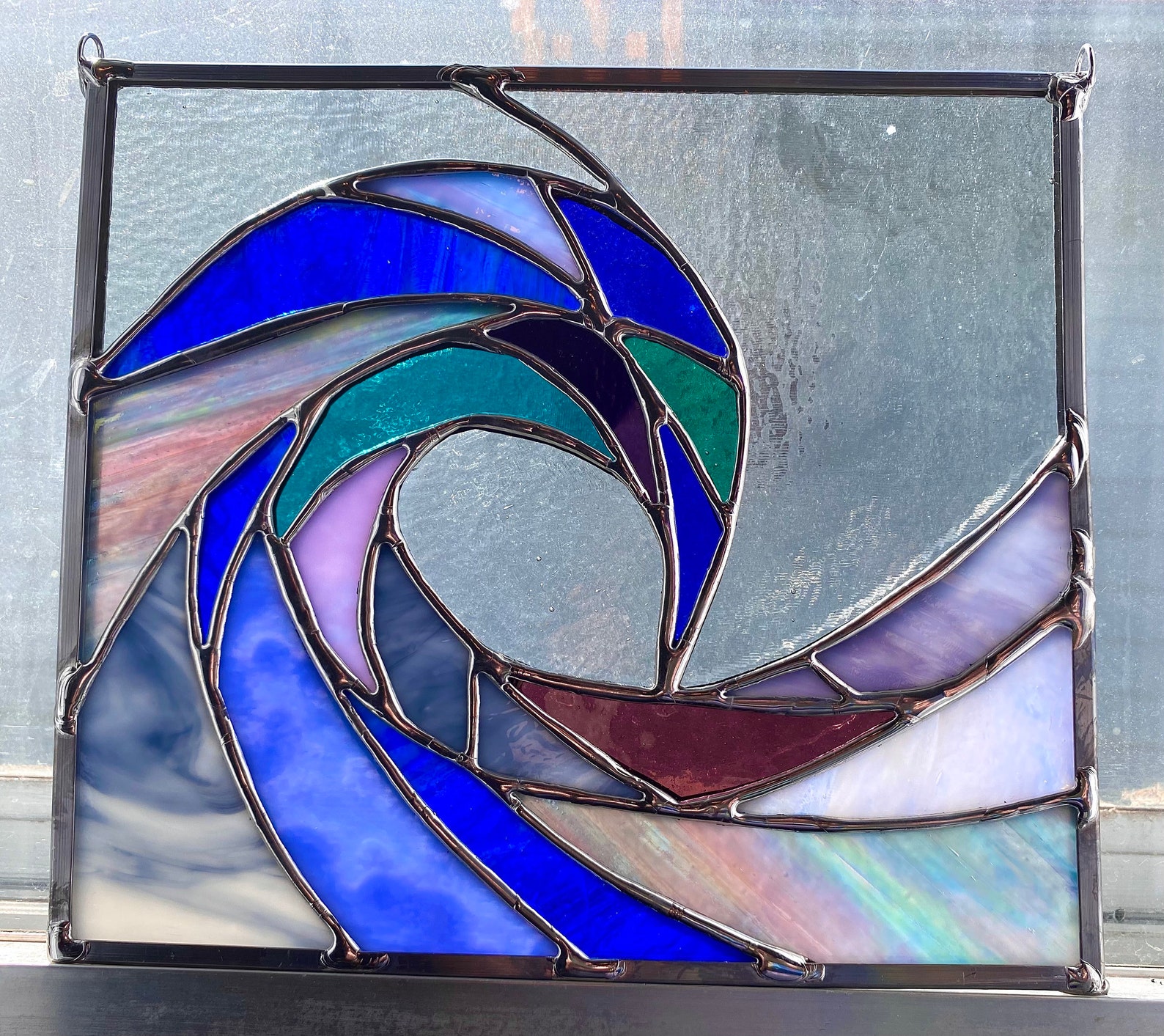 Stained Glass Wave - Etsy