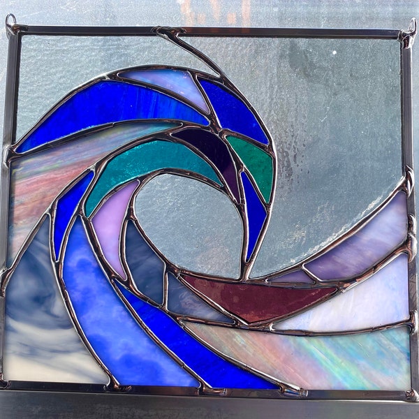 Stained Glass Window Hangings Beach Theme - Etsy