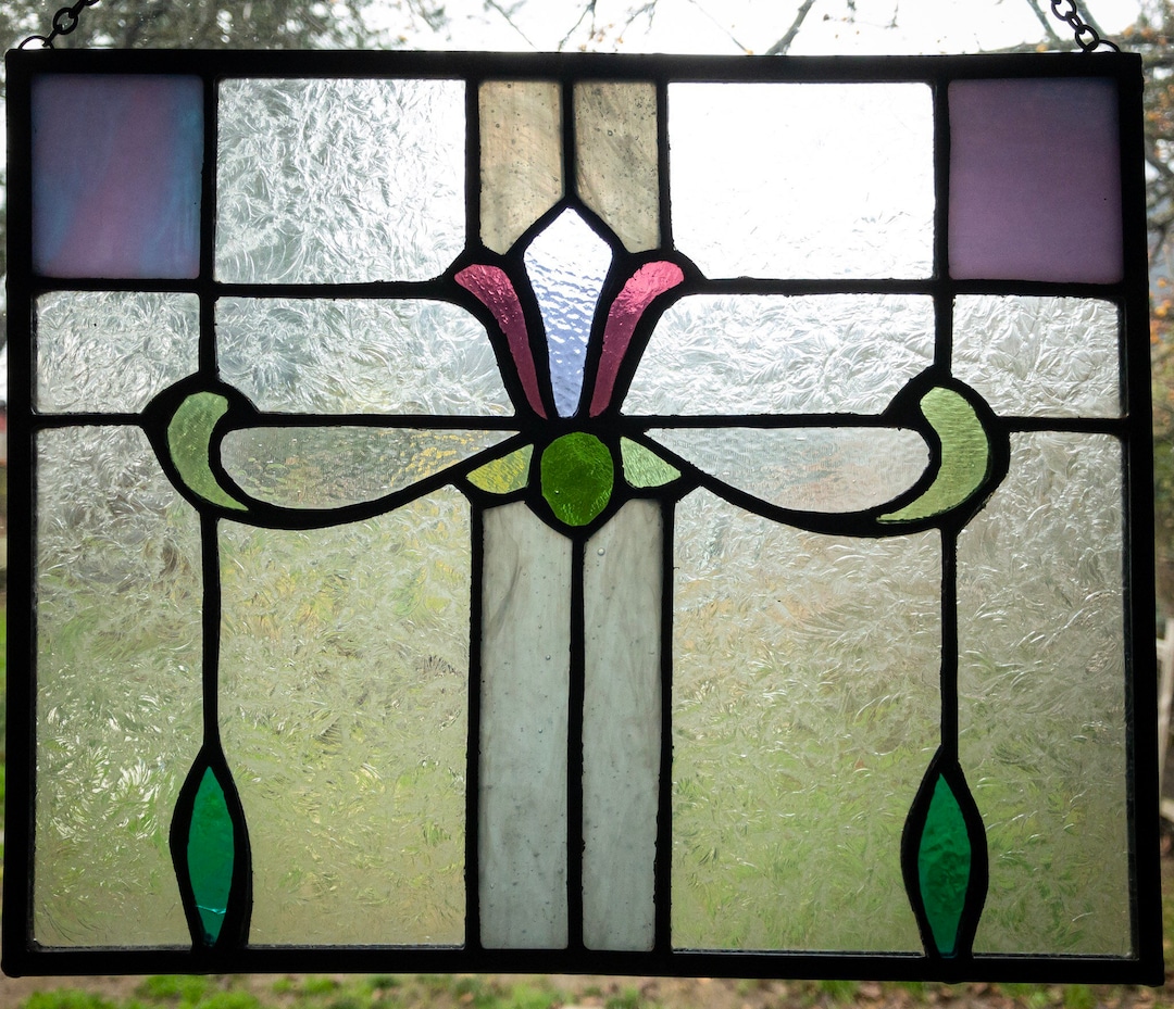 Classic Victorian Pattern Stained Glass - Etsy