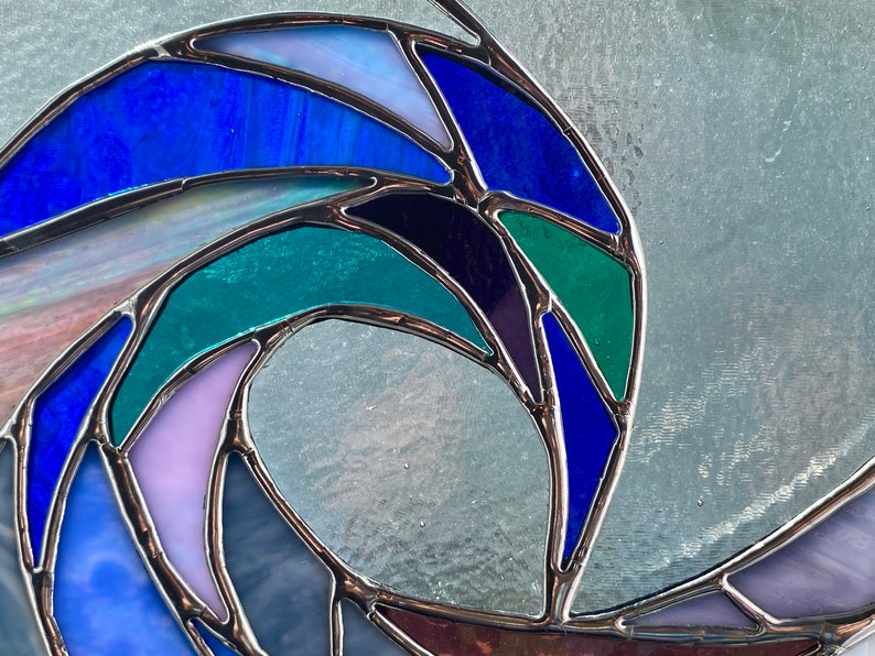Stained Glass Wave - Etsy