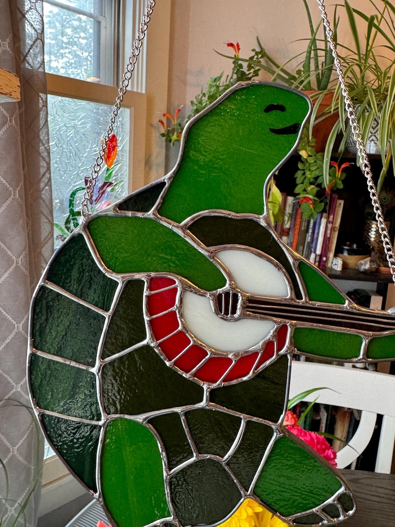 Stained Glass Terrapin Turtle - Grateful Dead Terrapin Station - Etsy