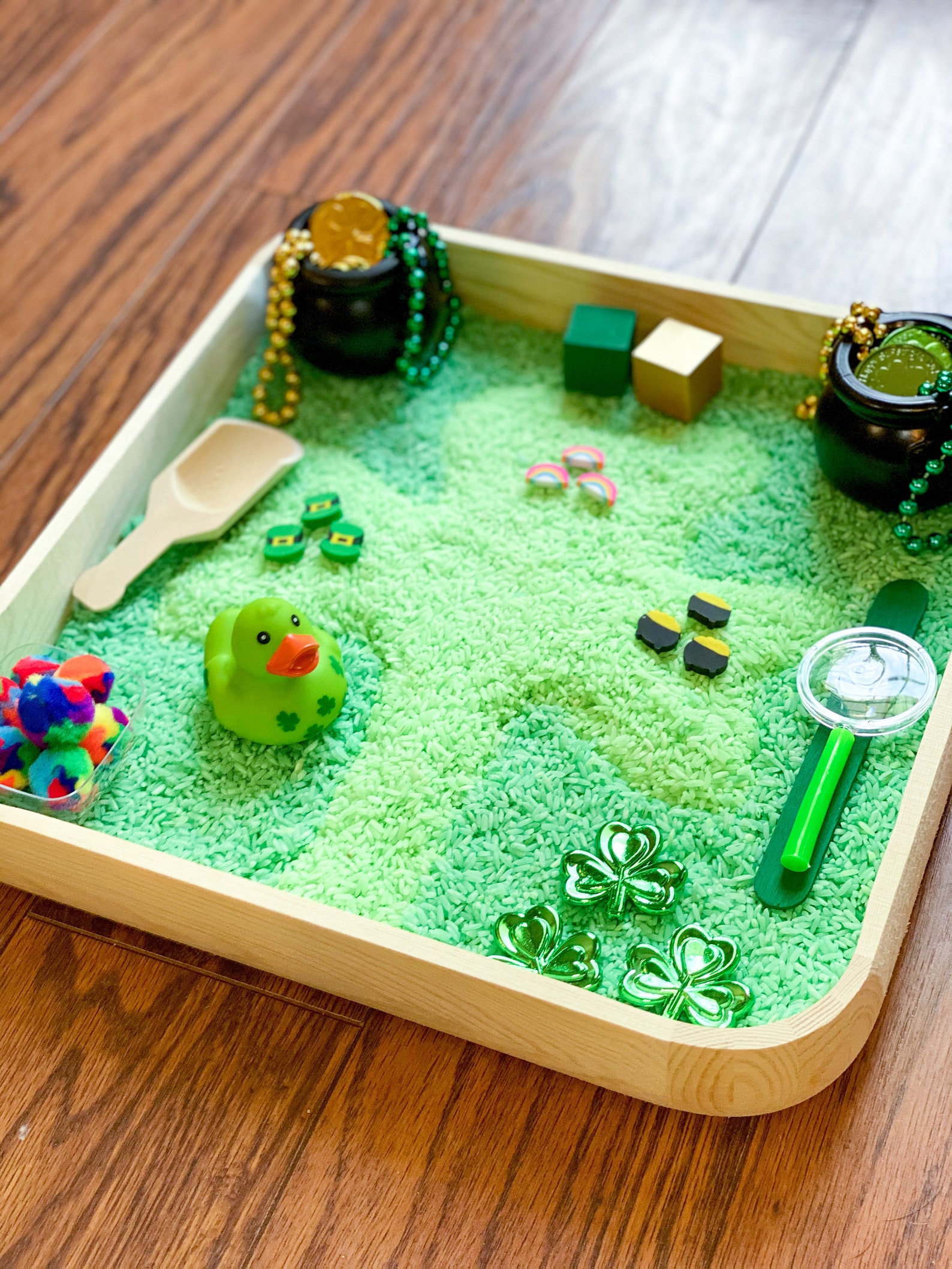 St. Patrick's Day Sensory Bin Sensory Kit Activity Bin - Etsy