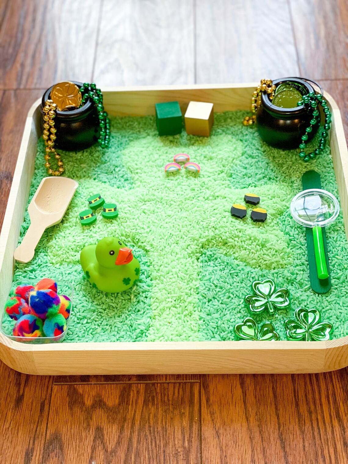 St. Patrick's Day Sensory Bin Sensory Kit Activity Bin - Etsy