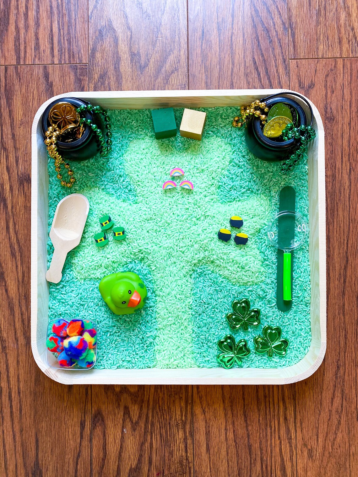St. Patrick's Day Sensory Bin Sensory Kit Activity Bin - Etsy
