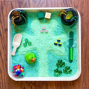 St. Patrick's Day Sensory Bin Sensory Kit Activity Bin - Etsy