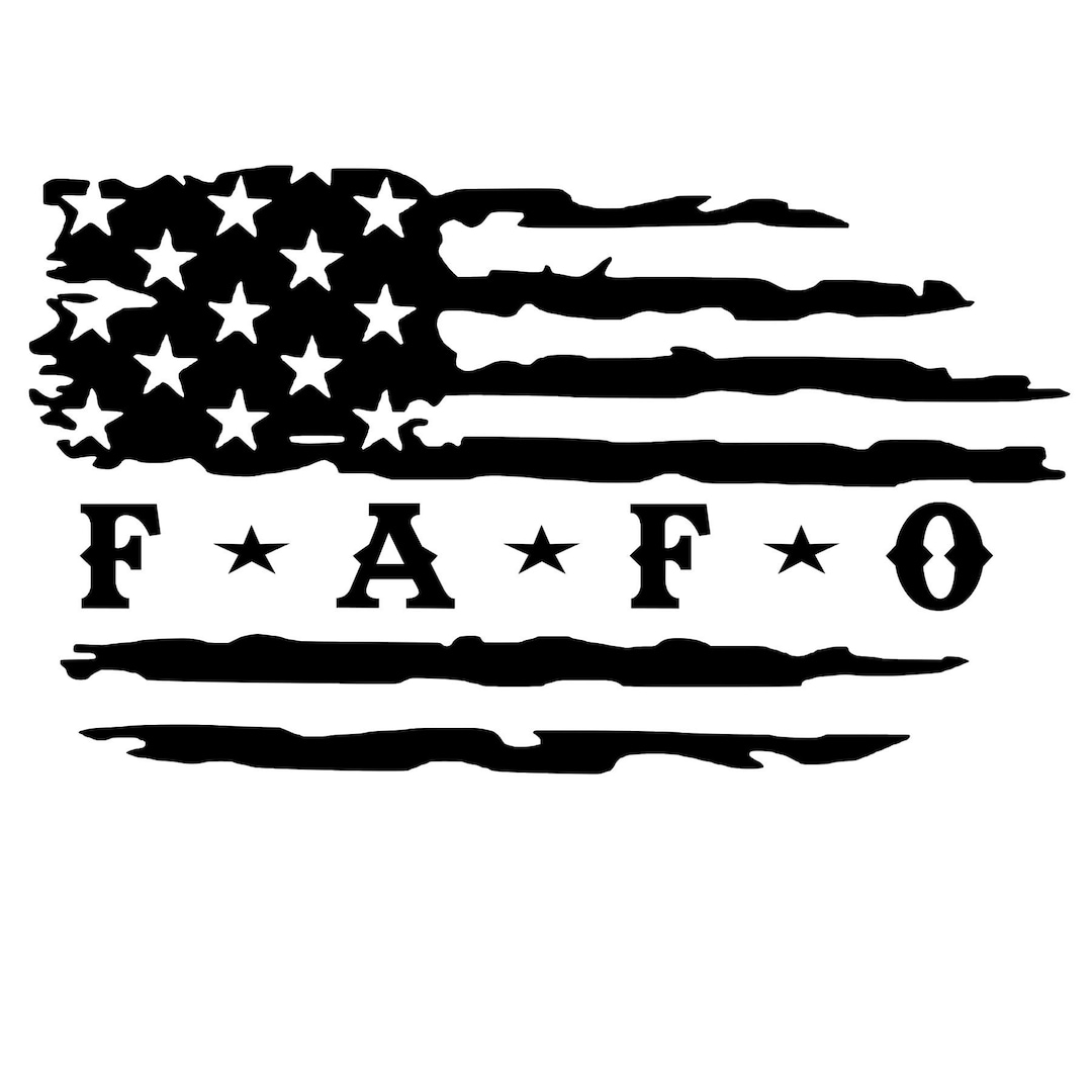 FAFO Flag Svg Files 2 Flag Designs - Etsy