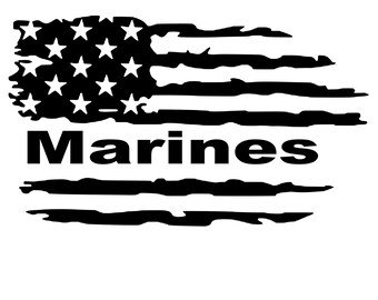 Window Decal Marines - Etsy