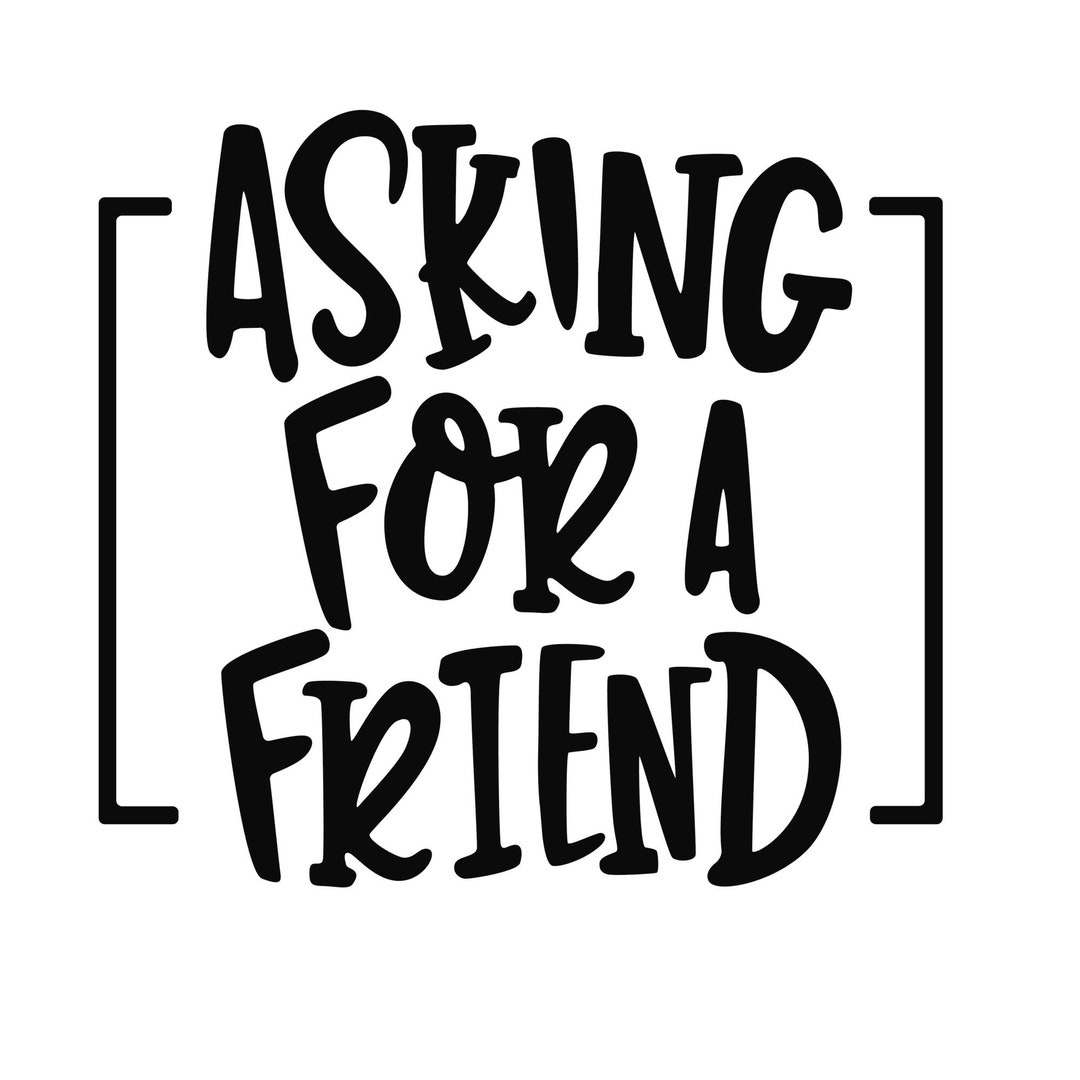 Asking for a Freind Vinyl Decal Car Window - Etsy
