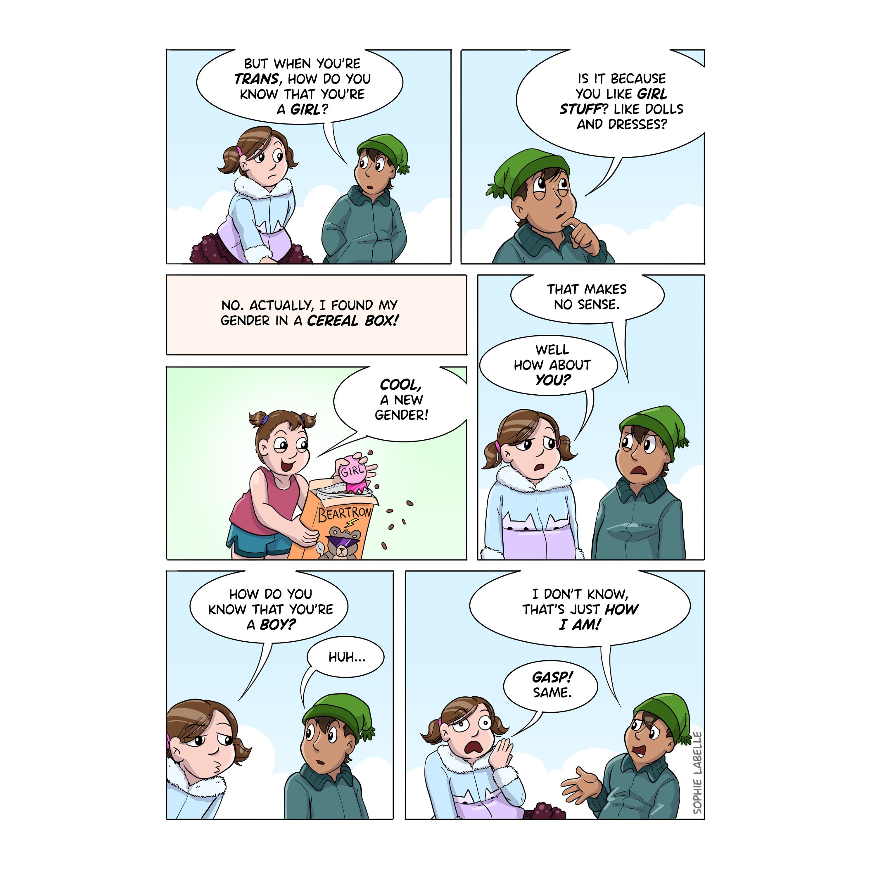 The Trans Agenda Comics by Sophie Labelle - Etsy