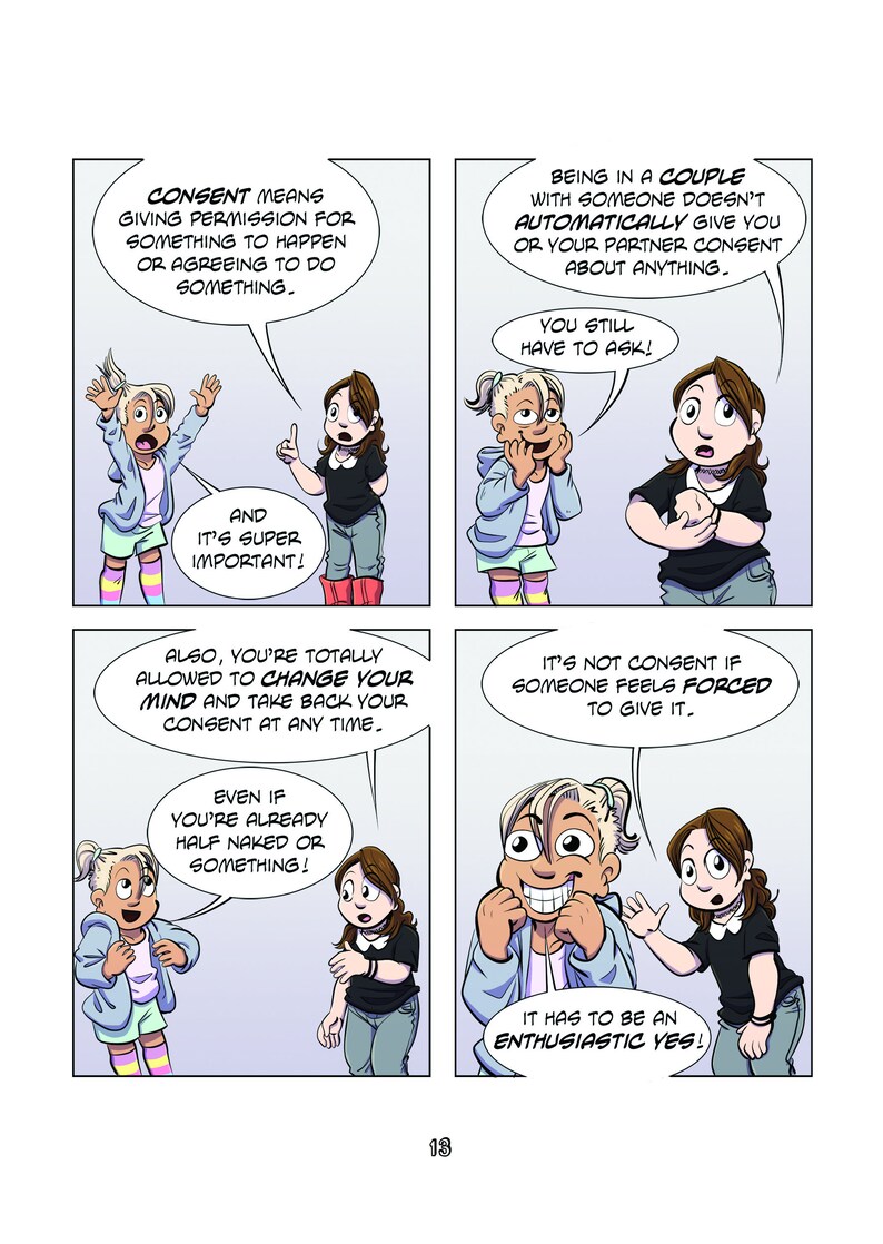 Pdf Sex Ed For Everyone Comics About Relationships Identities And Puberty Etsy