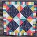 Diamond Baby Quilt Pattern, Triangle Throw Quilt, Baby Blanket ...
