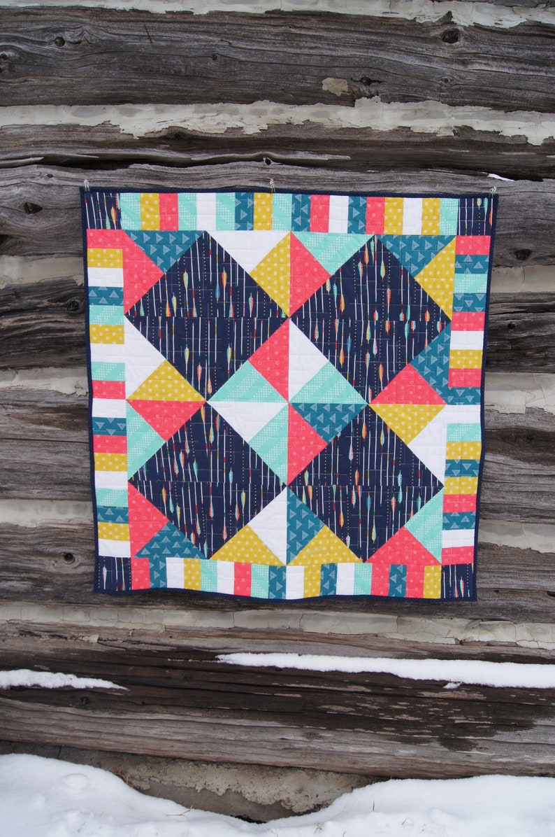 Diamond Baby Quilt Pattern Triangle Throw Quilt Baby | Etsy