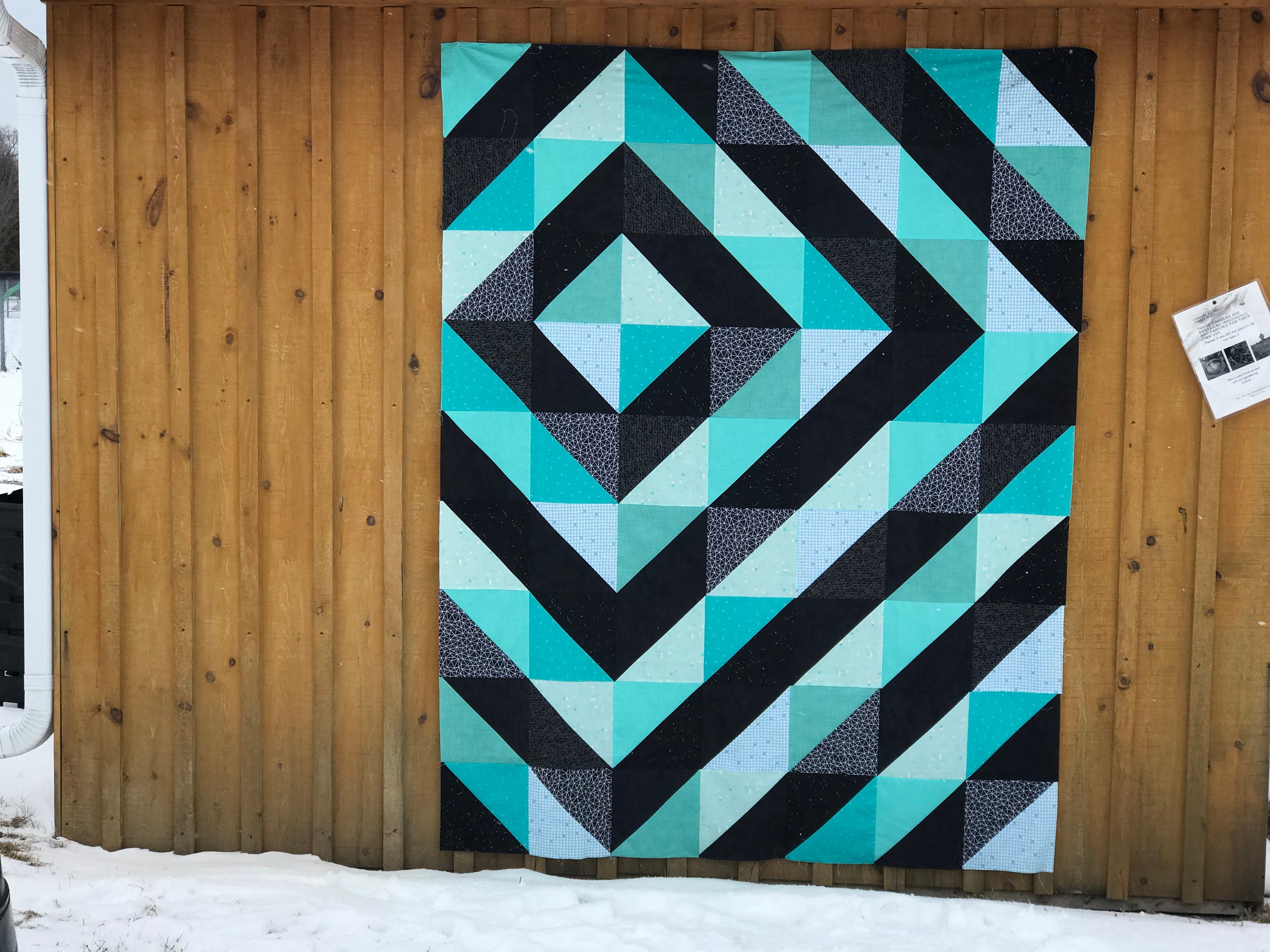 Ripple & Swirl Quilt Spiral Quilt Pattern HST Quilt - Etsy Canada