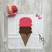 Ice Cream Cone Quilt Block, FPP Block Pattern, Modern Foundation Paper ...