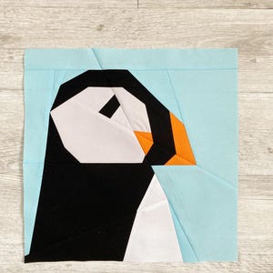 Maritime Quilt Block Pattern Bundle: Puffin, Seashell, Jellybean Row ...