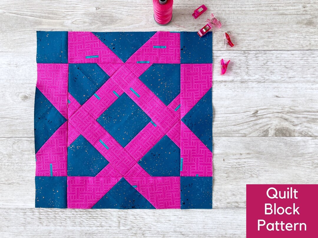 Kitchen Tile Quilt Block Pattern: Beginner FPP (PDF Pattern) - Etsy