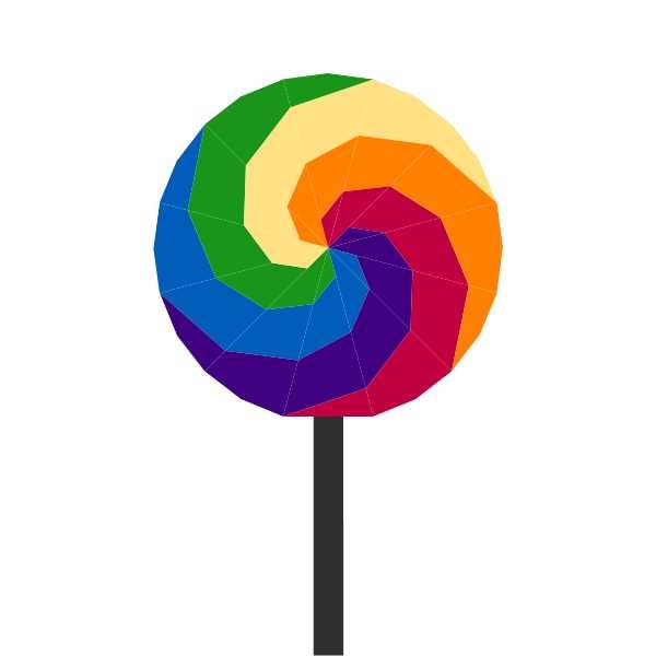 Swirly Lollipop Quilt Block Pattern: Modern FPP (PDF Pattern) - Etsy