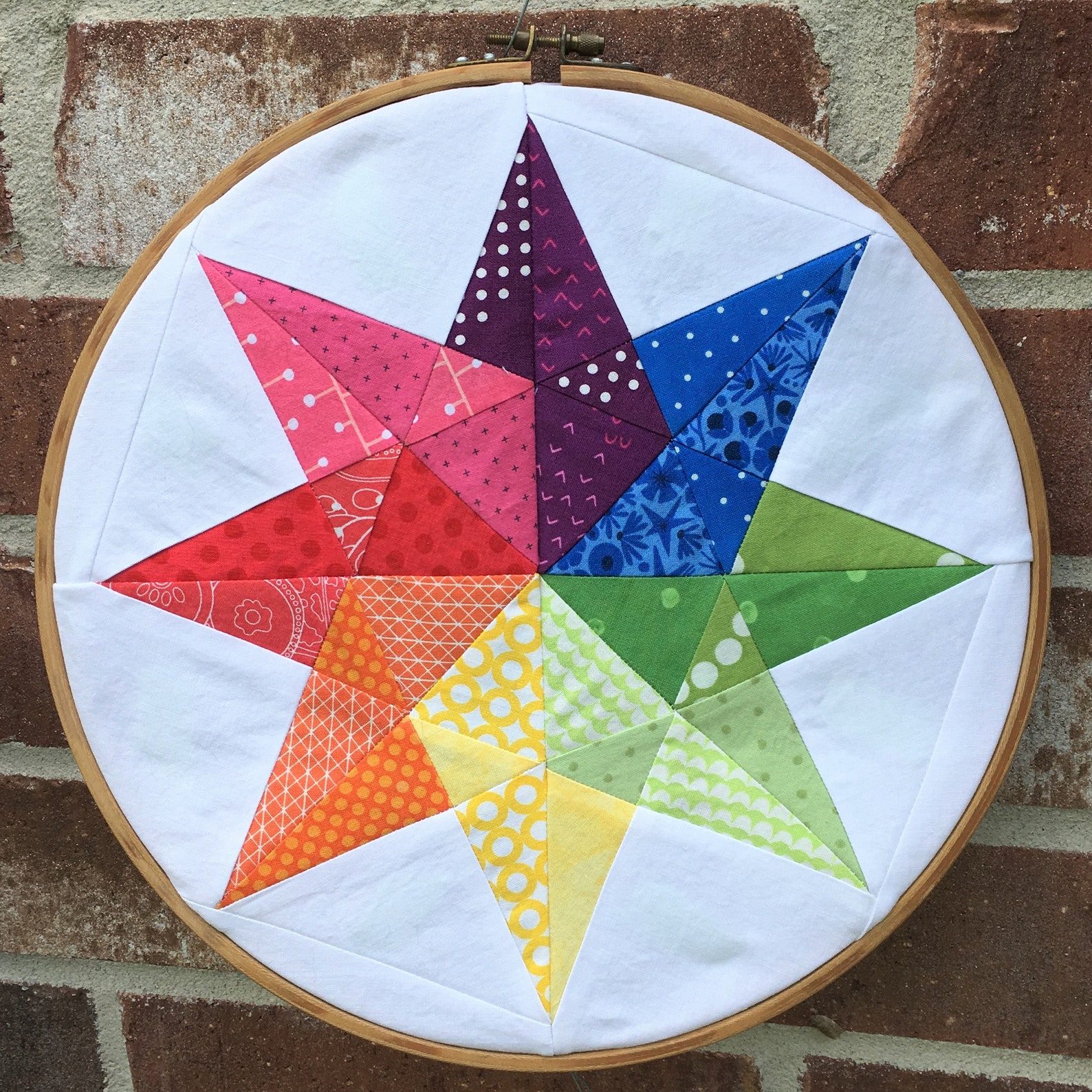 Modern Rainbow Star Quilt Pattern Foundation Paper Piecing - Etsy Canada
