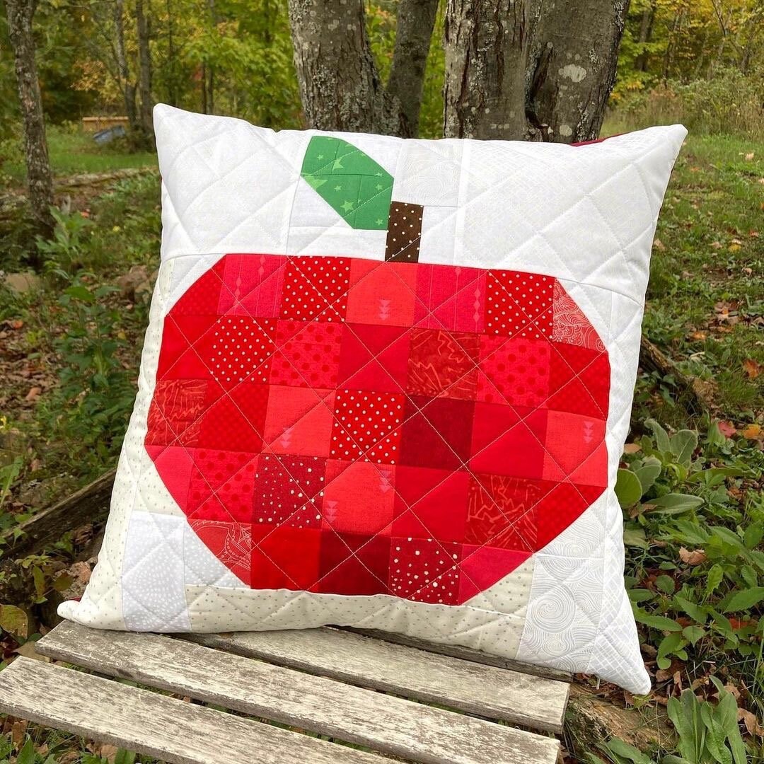 Scrappy Apple Quilt Tutorial Scrappy Quilt Tutorial Beginner - Etsy