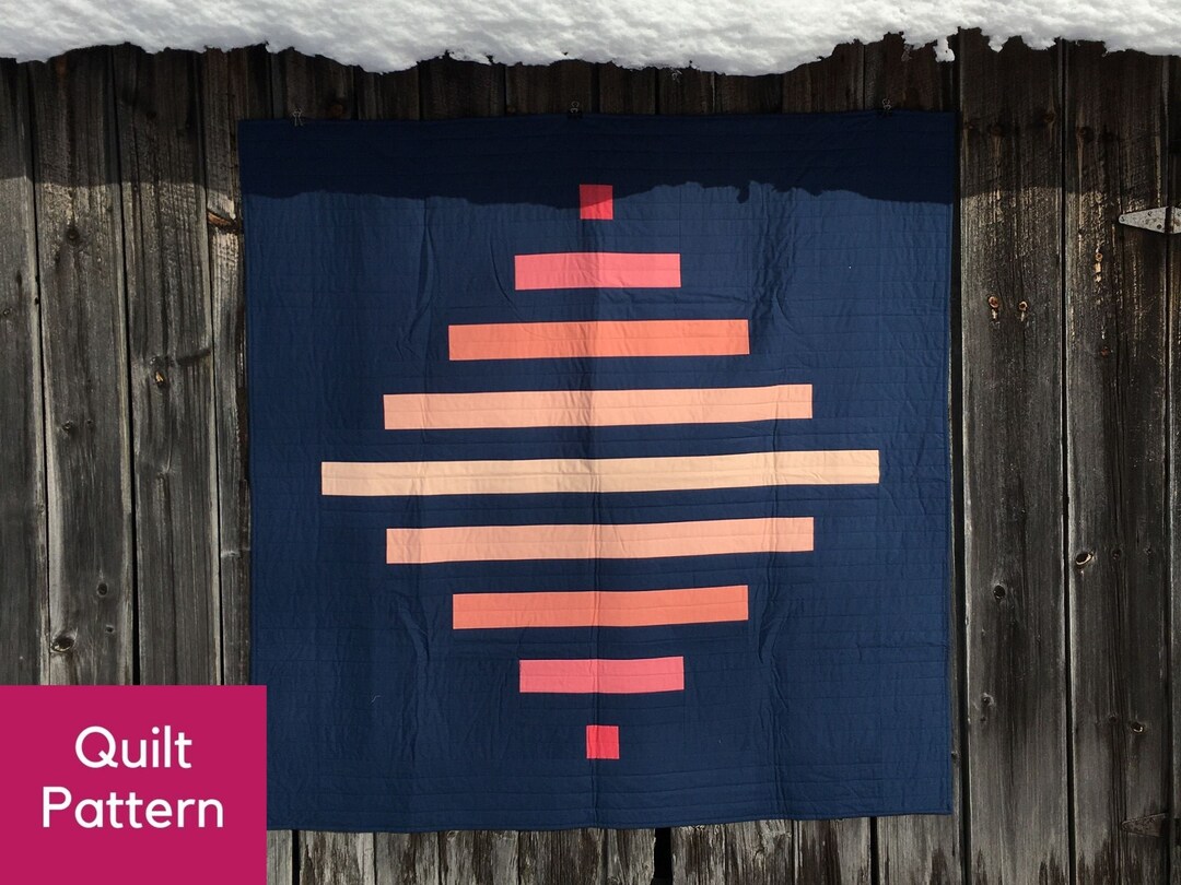 Spinning Top Quilt Pattern: Modern Geometric Big Block Design (PDF ...