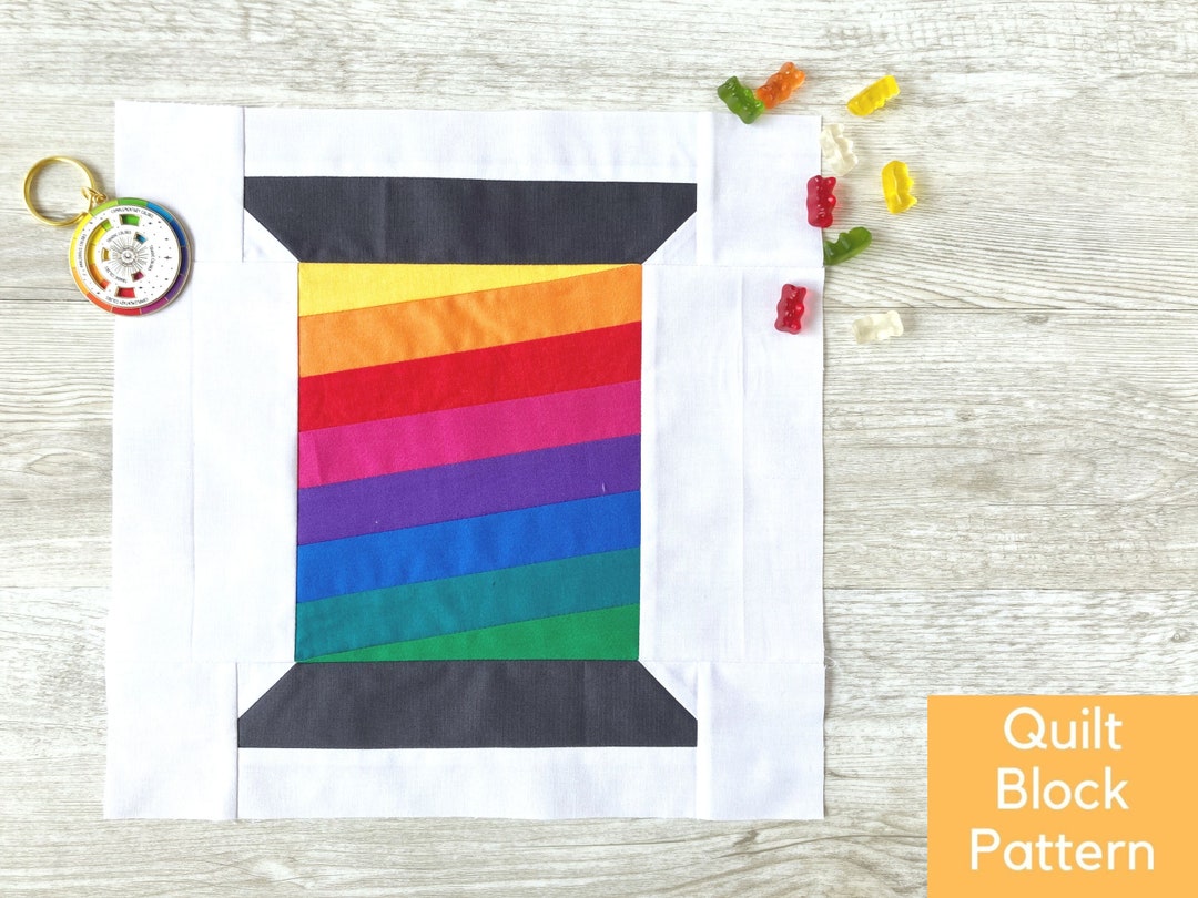 Spool of Thread Quilt Block Pattern: Beginner FPP (PDF Pattern) - Etsy