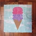Ice Cream Cone Quilt Block, FPP Block Pattern, Modern Foundation Paper ...