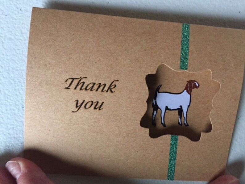 Boer Goat Thank You Cards - Etsy