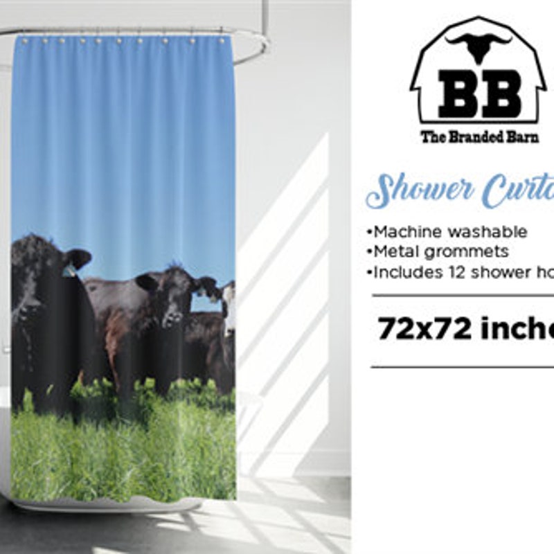 Cow Shower Curtain - Etsy