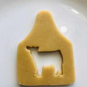 MINI STOCK SHOW Livestock Cookie Cutter Cow Goat Pig Lamb Stainless ...