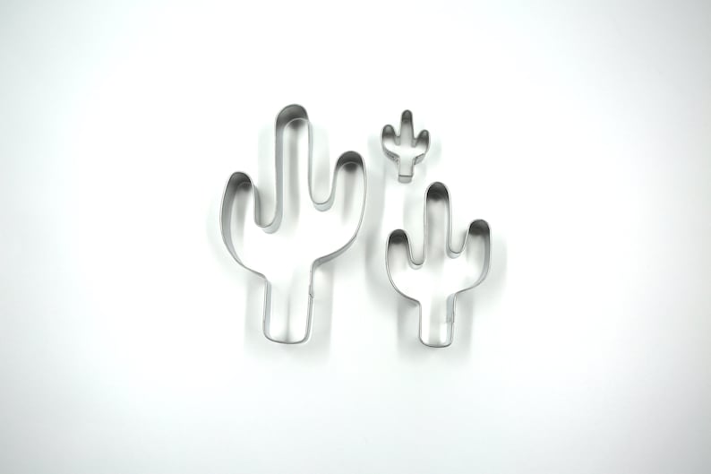 Cactus Cookie Cutter Jumbo Medium Mini Cactus for Western Party Decor ...