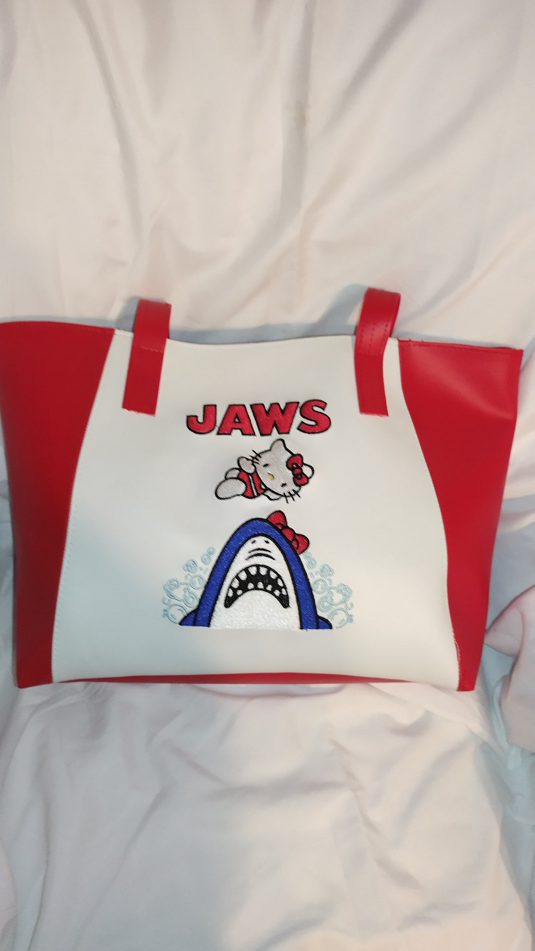 Hello Kitty Inspired Tote Bag, Hello Kitty Everyday Tote Bag, Hello ...