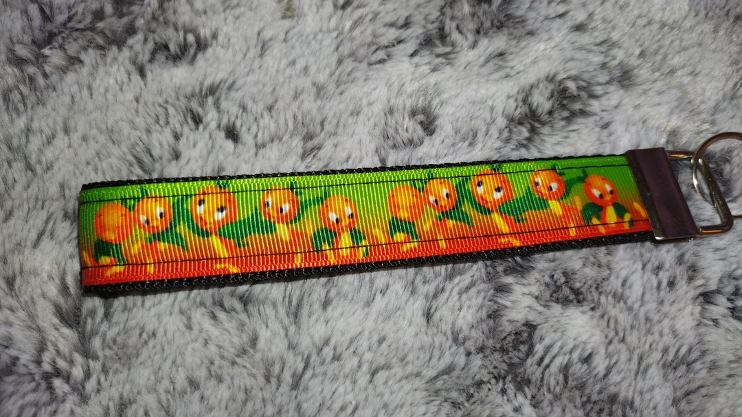 Orange Bird Keychain - Etsy