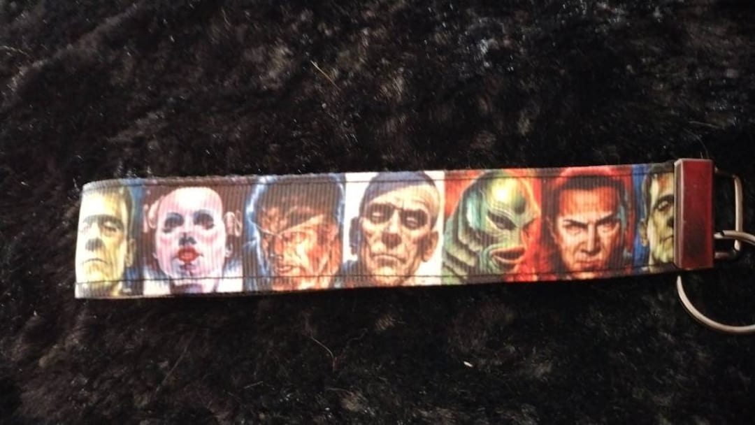 Classic Movie Monsters Keychain - Etsy