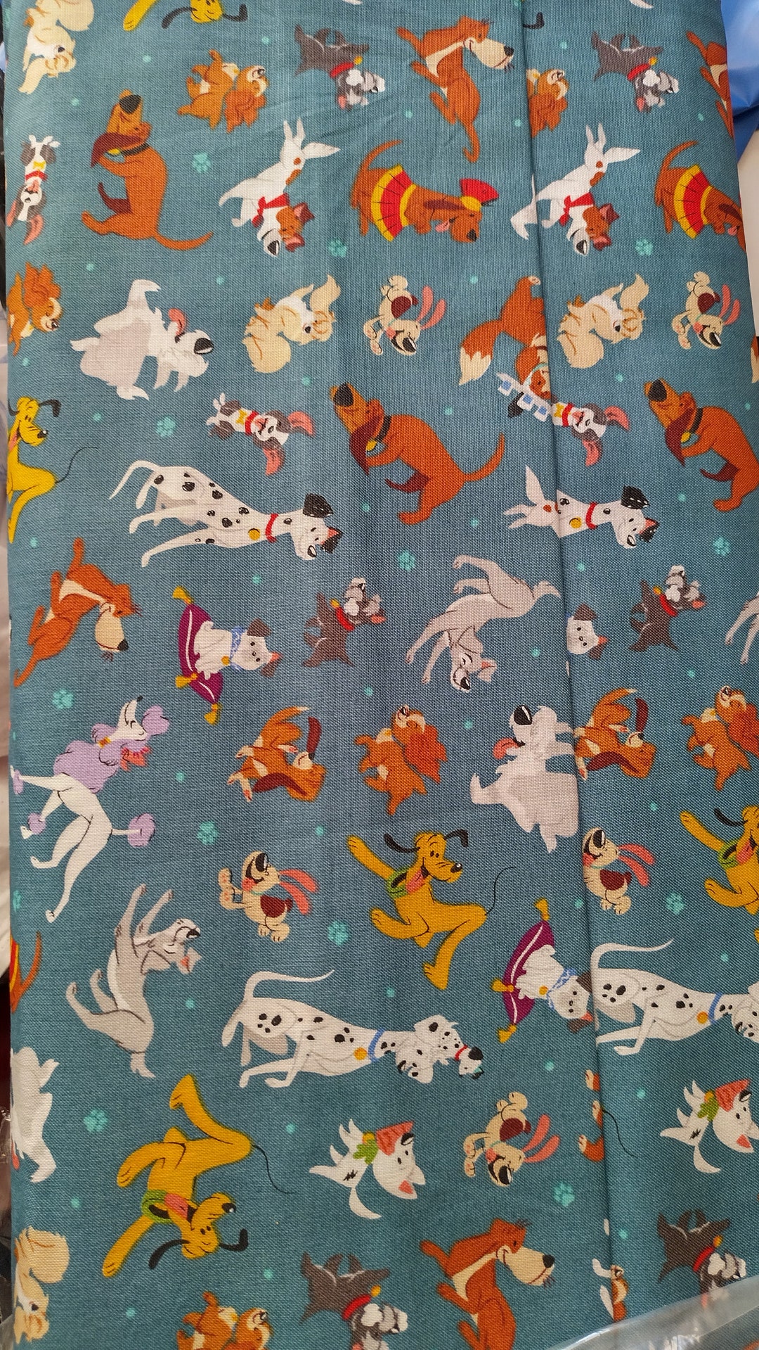 Disney Dog Fabric, Fabric by the Yard, - Etsy