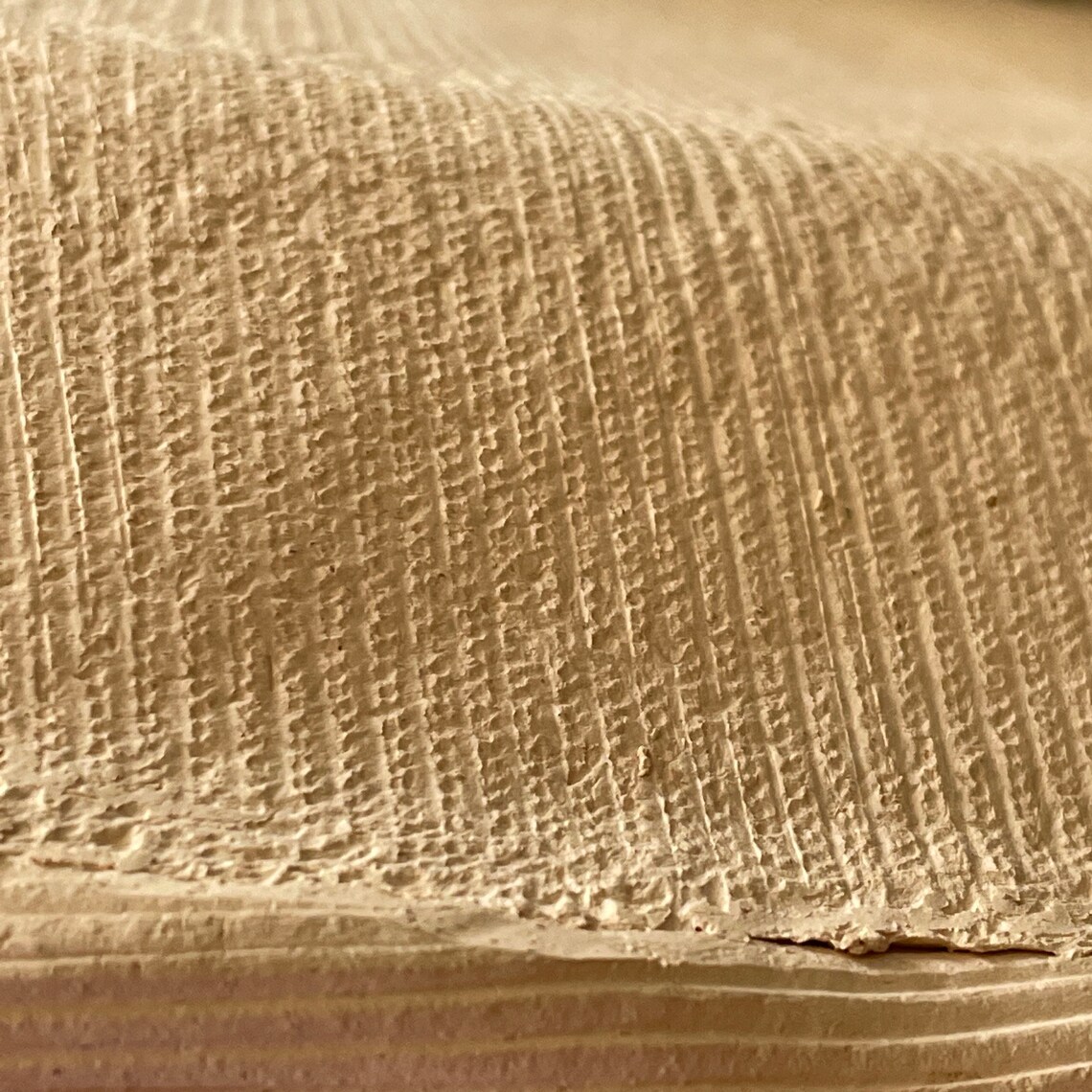 1970s Vtg Brigitte Haag Pottery Clay Platter Bowl Applied Organic ...