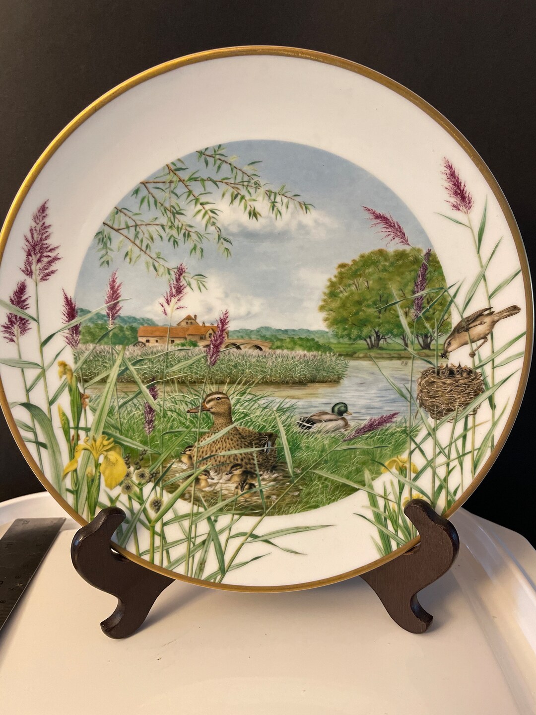 Limited Edition Peter Barrett Franklin Fine English Porcelain Plates - Etsy