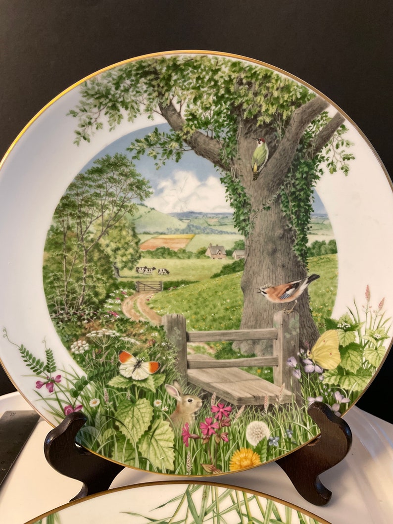 Limited Edition Peter Barrett Franklin Fine English Porcelain Plates - Etsy