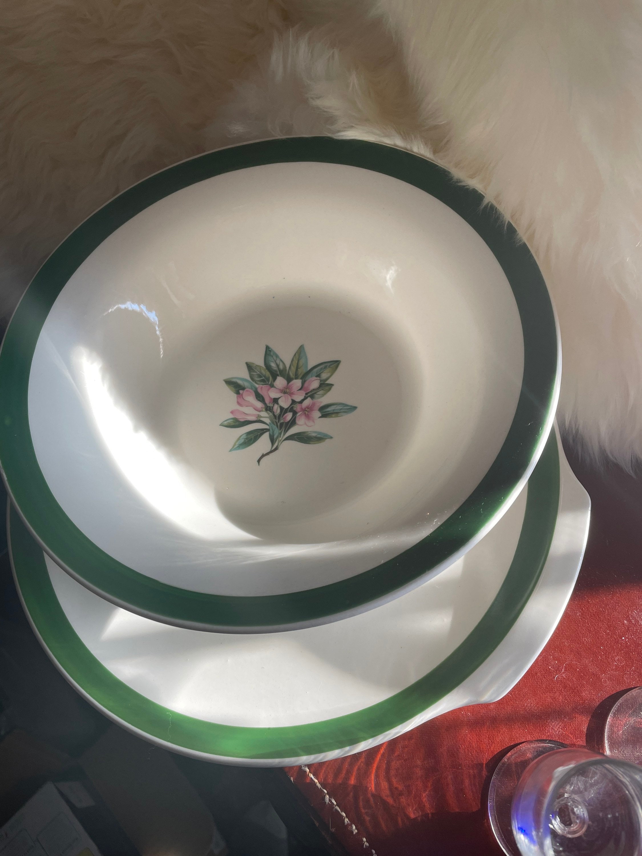 Prim Rose China National Brotherhood Operative Potters Serving Bowl ...