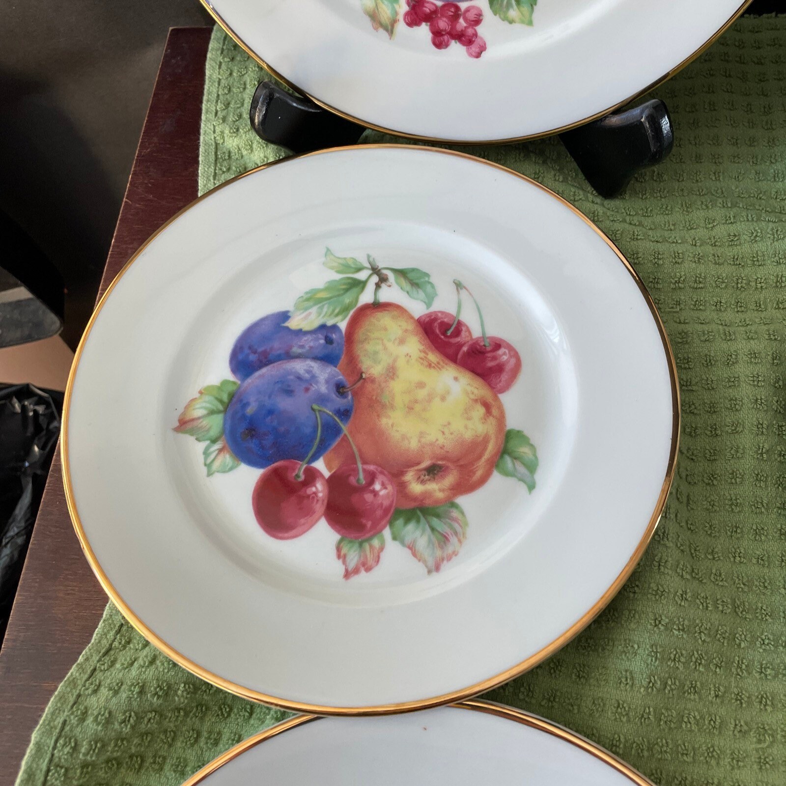7 Rosenthal Bahnhof Selb AIDA Fruit Center Gold Border Decorative ...